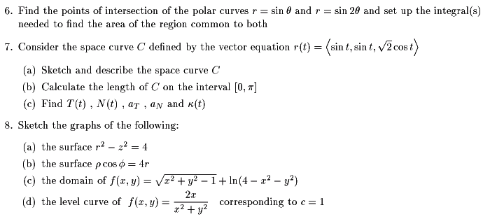 Cal III Exam Dec 2000